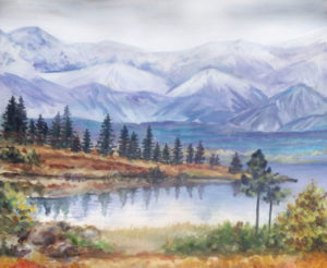 How to draw a tundra with pencils and paints: step-by-step instructions ...